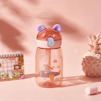 China 500ml 650ml Eco Friendly PC Plastic Water Bottle Leak Proof Press Type for Kids Students for sale