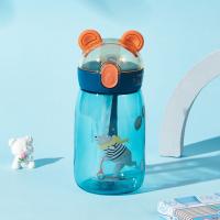 China 500ml 650ml Eco Friendly PC Plastic Water Bottle Leak Proof Press Type for Kids Students for sale
