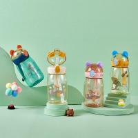 China 500ml 650ml Eco Friendly PC Plastic Water Bottle Leak Proof Press Type for Kids Students for sale