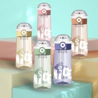 China Tritan Kids Water Bottle 480ml 620ml Leakproof Straw Cup for Sport Travel Camping for sale