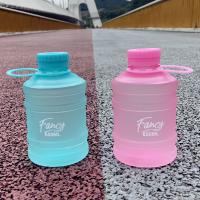 China 650ml Plastic Sports Water Bottle Portable Straight Drink Cup for Student Outdoor for sale