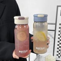 China Contemporary Design 650ml PP Plastic Water Bottle with Custom LOGO and Tea Separator for sale