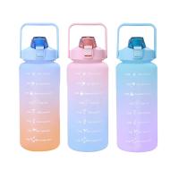 China Plastic Drinking Water Bottle 2000ml Reusable Sport Cup with Anti-Corrosion Coating for Outdoor for sale
