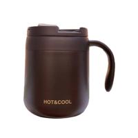 China 304 Stainless Steel Double Wall Insulated Coffee Mug 350ml 500ml Leakproof Travel for sale