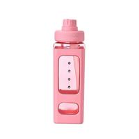 China 700ml Square Plastic Water Bottle Thermal Insulation for Travel Fitness for sale