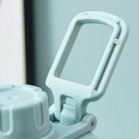 China 700ml Square Plastic Water Bottle Thermal Insulation for Travel Fitness for sale