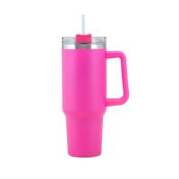 China 304 Stainless Steel 40oz Insulated Tumbler with Handle and Lid Straw Portable Thermal Cup for sale