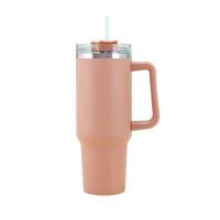 China 304 Stainless Steel 40oz Insulated Tumbler with Handle and Lid Straw Portable Thermal Cup for sale