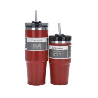 China 304 Stainless Steel Vacuum Insulated Tumbler 20oz 30oz Sports Water Bottle with Straw for sale