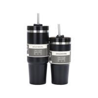 China 20oz 30oz Stainless Steel Vacuum Insulated Tumbler with Straw Custom Logo Portable Coffee Cup for sale