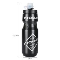 China Custom Logo 710ml Leakproof Plastic Bicycle Water Bottle for Outdoor Sports Fitness for sale