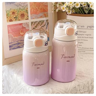 China Custom Logo 304 Stainless Steel Vacuum Cup 350ml 450ml for Children Students for sale
