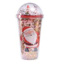 China 500ml BPA Free Double Wall Plastic Tumbler with Lid and Straw Custom Color for sale