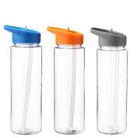 China Custom Color BPA Free Plastic Water Bottle 500ml 750ml 900ml with PP Lid for sale