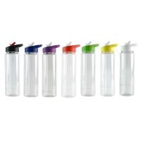 China Custom Color BPA Free Plastic Water Bottle 500ml 750ml 900ml with PP Lid for sale