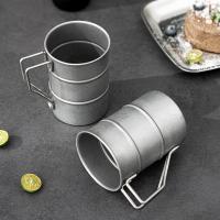 China Custom 304 Stainless Steel Beer Mug 380ml for Travel Camping Coffee for sale