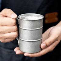 China Custom 304 Stainless Steel Beer Mug 380ml for Travel Camping Coffee for sale