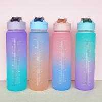 China BPA Free 900ml Tritan Outdoor Sports Water Bottle Gradient Color Custom for sale