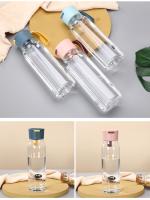 China BPA Free Tritan Water Bottle 550ml Leakproof Sports Cup with Lid for Adults for sale