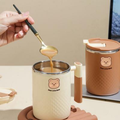China 450ml 304 Stainless Steel Insulated Coffee Mug with Handle for Home Office for sale