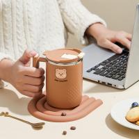 China 450ml 304 Stainless Steel Insulated Coffee Mug with Handle for Home Office for sale