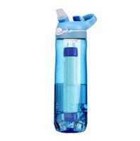 China BPA Free Tritan Plastic Water Bottle 750ml Straw Type for Fitness Protein Shake for sale