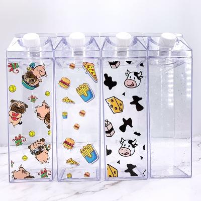 China Custom 500ml Food Grade Plastic Leakproof Water Bottle Clear for Outdoor Sports for sale