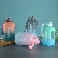 China Plastic Travel Water Bottle 1.6L 2.2L Gradient Ton Ton for Gym Outdoor Sports for sale
