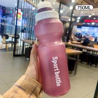 China Custom Creative 500ml 600ml 750ml Plastic Water Bottle for Camping Travel Fitness for sale
