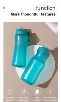 China 500ml Capacity Water Bottle Prices Plastic Leakproof Clear Direct Drinking BPA Free for sale