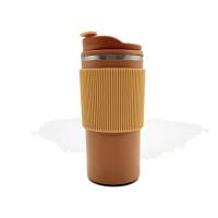 China Double Walled Insulated Stainless Steel Tumbler 450ml with Sleeve for Office Coffee for sale