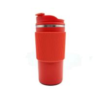 China Double Walled Insulated Stainless Steel Tumbler 450ml with Sleeve for Office Coffee for sale