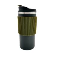 China Double Walled Insulated Stainless Steel Tumbler 450ml with Sleeve for Office Coffee for sale