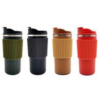 China Double Walled Insulated Stainless Steel Tumbler 450ml with Sleeve for Office Coffee for sale