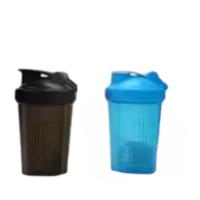 China 400ml BPA Free Plastic Protein Shaker Bottle with Mixing Ball Leak Proof Lock Lid for sale