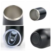 China 12OZ Double Wall Stainless Steel Travel Coffee Mug Tumbler Cup Thermos for Camping for sale