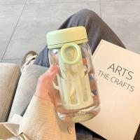 China Plastic Drink Bottle 450ml 600ml BPA Free Reusable Water Bottle for Kids Outdoor Adventures for sale