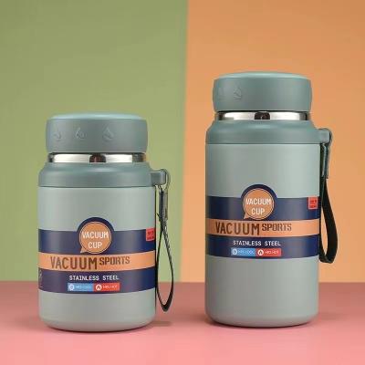 China 316 Stainless Steel Vacuum Flask 750ml 1000ml Minimalist Thermos Cup for Business Gift for sale