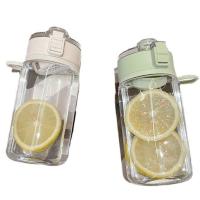 China Clear Acrylic Travel Water Bottle 600ml Eco-Friendly Plastic Kids Drinkware for sale