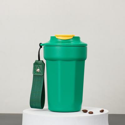 China 420ml 304 Stainless Steel Thermos Coffee Cup Custom Color Travel Tumbler for sale