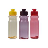 China PE Plastic Water Bottle 500ml Leak Proof Flip Top Sports Cup with Lock for Outdoor Fitness for sale