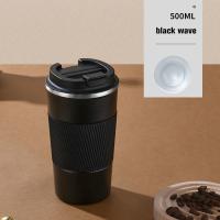 China Non-slip Silicone Sleeve 304 Stainless Steel Water Cup 380ml 510ml for Car Cup for sale