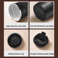 China Non-slip Silicone Sleeve 304 Stainless Steel Water Cup 380ml 510ml for Car Cup for sale