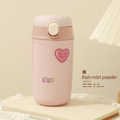 China 480ml 304 Stainless Steel Vacuum Water Bottle for Children 12-24 Hours Thermal Insulation for sale