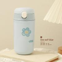 China Custom 304 Stainless Steel Vacuum Water Bottle 480ml with Cute Cartoon Bear Design for sale