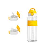 China Custom Logo Printed Kids Kawaii Sublimation BPA Free Clear Sports Water Bottle 1080ml for sale