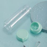 China PC Plastic Water Bottle 600ml 800ml BPA Free Leakproof Sports Motivational with Rope for sale