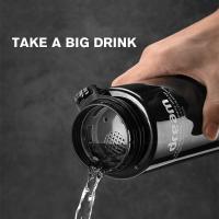 China 1000ml Eco Friendly BPA Free Plastic Sport Water Bottle for Outdoor Camping Hiking for sale
