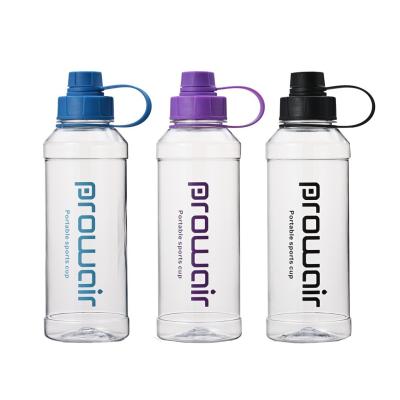 China Transparent Cup 1000ml Large Capacity Small Mouth Eco Friendly Drinking Water Bottles for sale