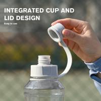 China Transparent Cup 1000ml Large Capacity Small Mouth Eco Friendly Drinking Water Bottles for sale